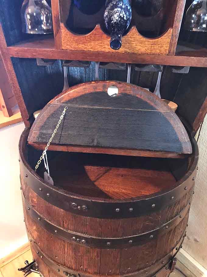 Even repurposed barrel furniture shows the creativity and versatility available beyond traditional designs and styles.