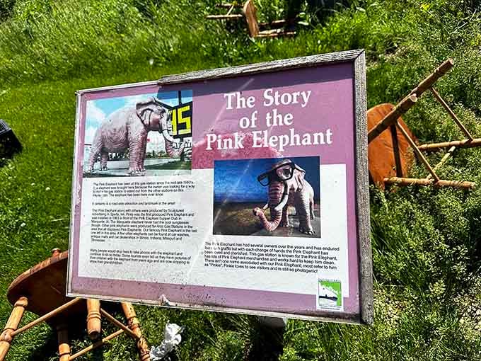 Every great landmark has a story, and this one's tale is as colorful as its paint job.