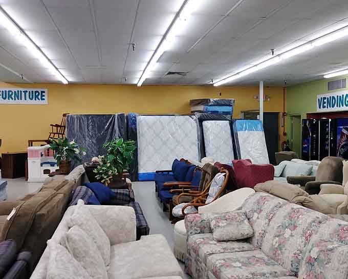 The sprawling interior invites hours of exploration, where every aisle promises something you didn't know you needed.