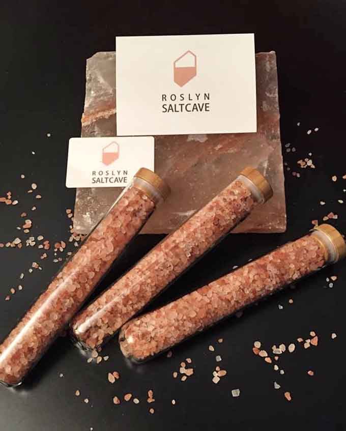Himalayan pink salt tubes ready to bring the cave's therapeutic benefits straight to your home.