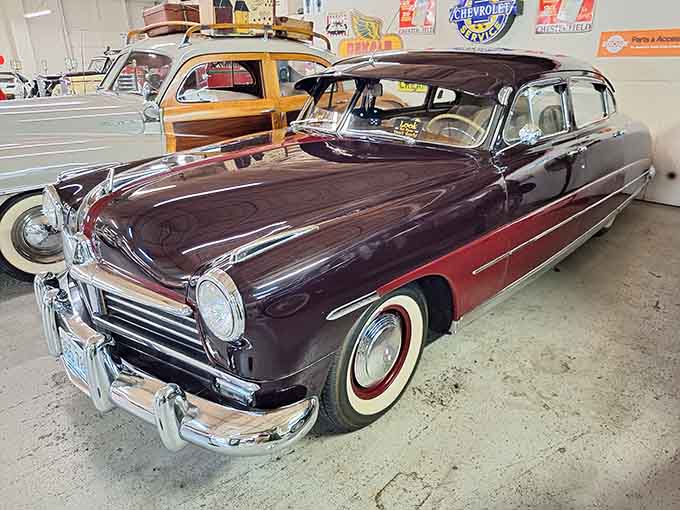 This Hudson Commodore's two-tone beauty reminds us when cars had personalities as big as their chrome bumpers demanded.