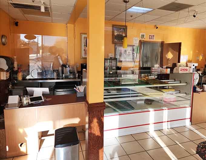 The order counter where donut dreams come true and friendly staff help you make those tough decisions.