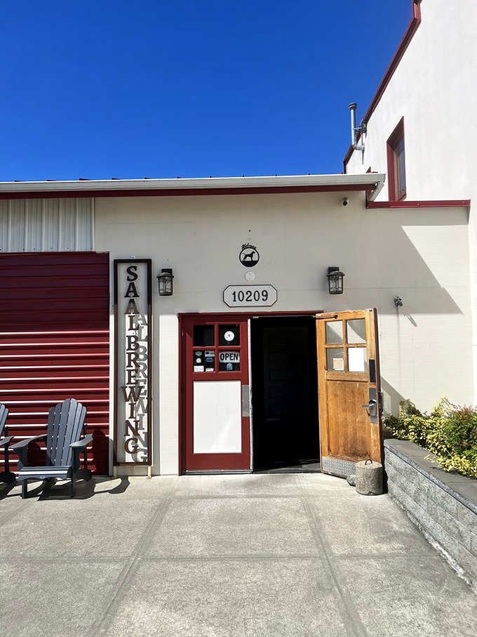 The entrance welcomes you with Adirondack chairs and sunshine, small-town hospitality at its absolute finest.