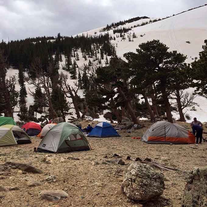Camping near the glacier means waking up to views that most people only see in screensavers and dreams.