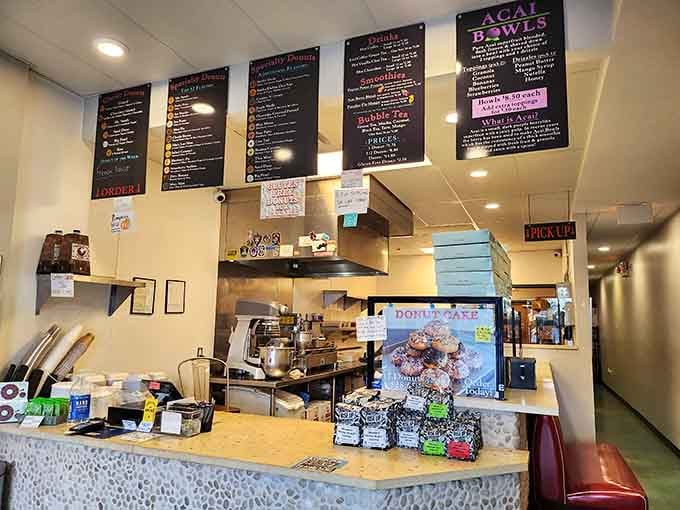 The counter where magic happens and difficult decisions about which donuts to choose become wonderfully real.