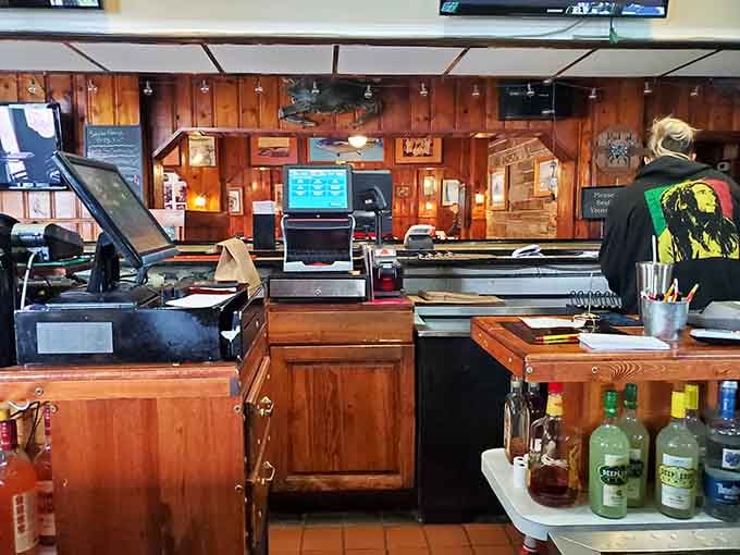 Behind this counter, magic happens daily, transforming fresh seafood into memories worth keeping.