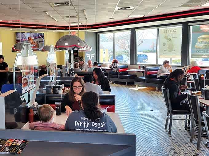 Real people enjoying real food in a real diner&mdash;this is what authentic dining experiences look like without filters or pretension involved.