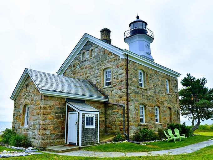 Manicured lawns meet wild coastline, creating the perfect balance between preservation and natural beauty that defines this special place.