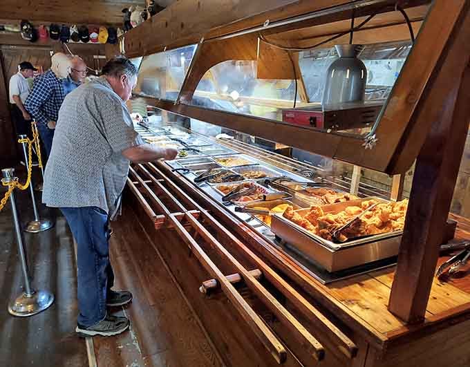 That buffet spread is calling your name louder than your doctor's advice about moderation ever could.