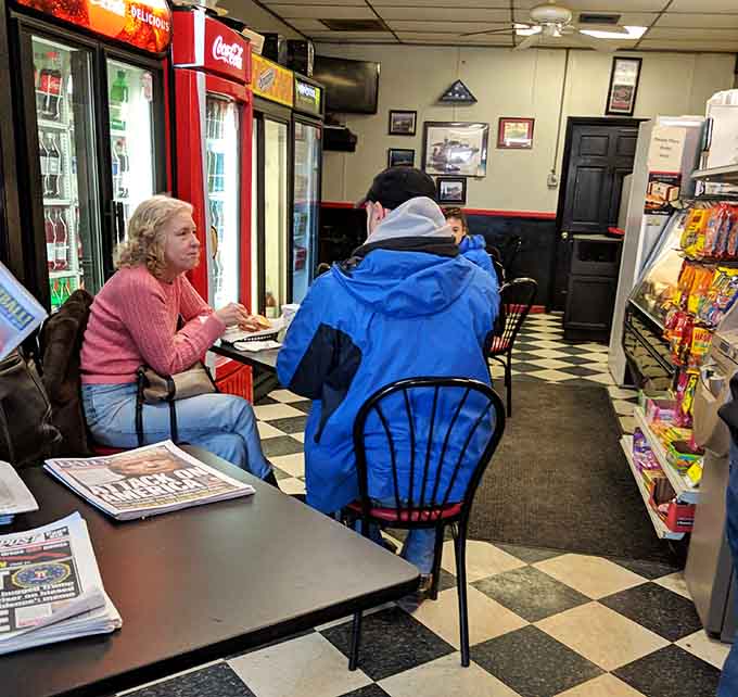 Real customers enjoying real conversations over real food, the way neighborhood delis were meant to be.