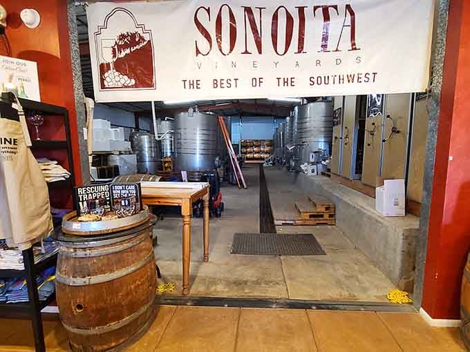 The exterior's arched porticos offer shaded spots to sip and savor while surveying the beautiful grassland landscape.