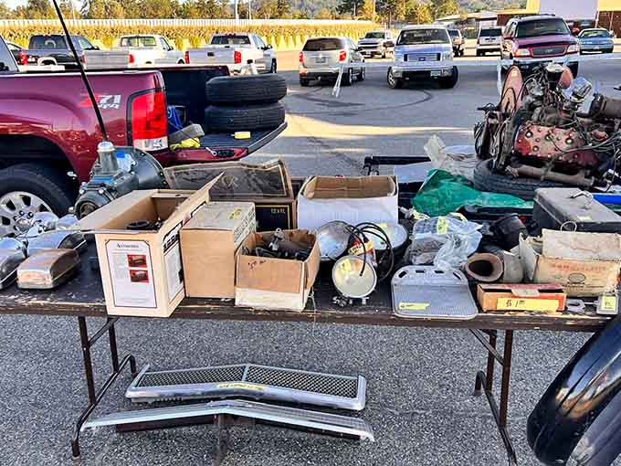 One person's automotive castoffs become another's mechanical treasure, the circle of garage life continues.