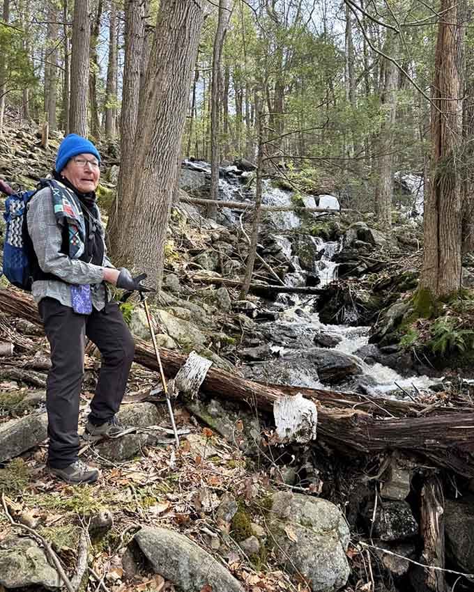 Seasoned hikers know that proper gear and a walking stick make waterfall adventures infinitely more enjoyable.