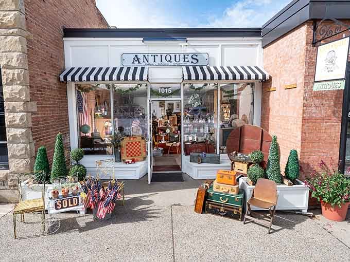 Charming storefronts invite browsing at a pace your knees will appreciate after years of rushing everywhere.