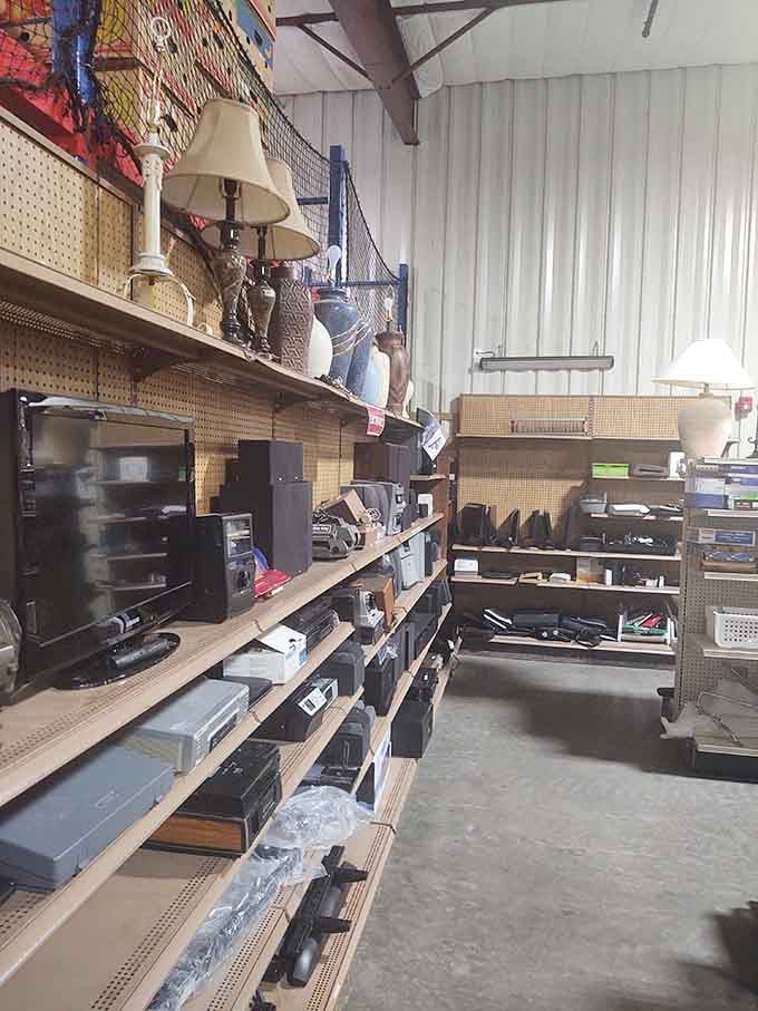 Electronics and gadgets fill shelves with second chances at functionality for prices that seem almost fictional.