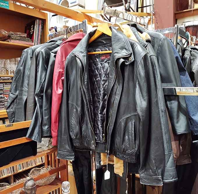 Leather jackets with more character and stories than any modern mall could ever hope to offer.
