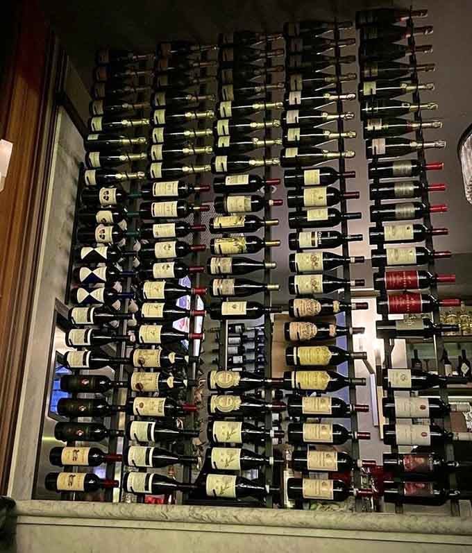 This towering wine wall holds enough bottles to pair perfectly with every mood, meal, and moment you can imagine.