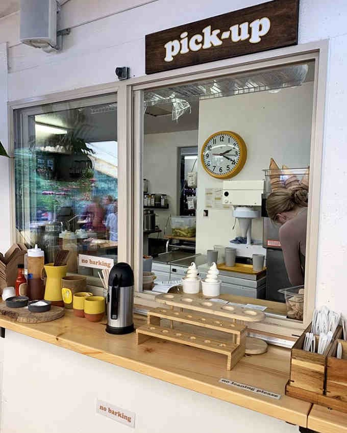 That vintage clock and efficient setup prove good food doesn't need fancy frills, just honest craftsmanship.