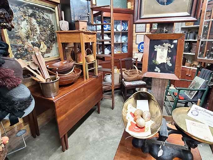 Mid-century furniture arranged in vignettes that show you exactly how good your living room could look tomorrow.