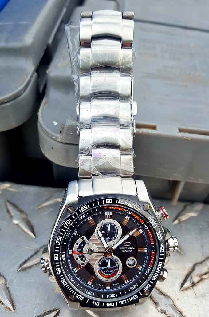 A watch that's seen some things, waiting for someone who appreciates timepieces with character and stories to tell.