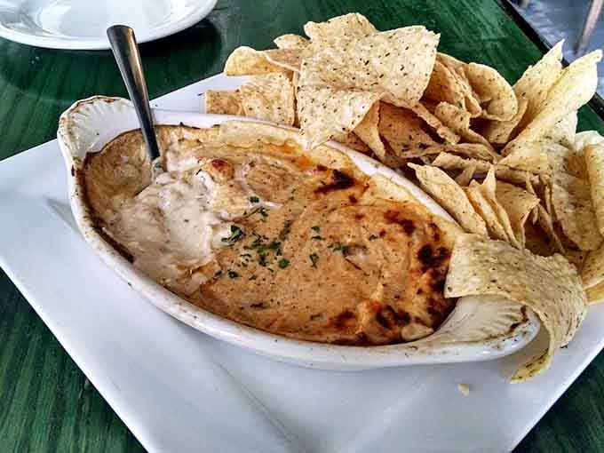 Crab dip so creamy and packed with flavor, you'll need to pace yourself or risk filling up.