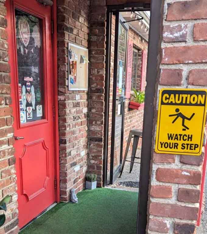 Watch your step entering this portal between American diner past and Thai food present, it's worth the caution.