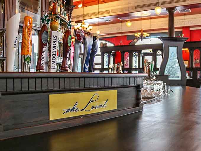 That bar lineup of taps stands ready like a well-trained orchestra, each one playing its own delicious note.