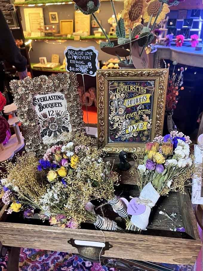 Everlasting bouquets offer all the romance of fresh flowers without the inevitable wilting, which feels like a metaphor somehow.