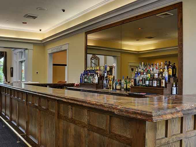 A bar that stocks everything you need to start your evening right before the main event begins.