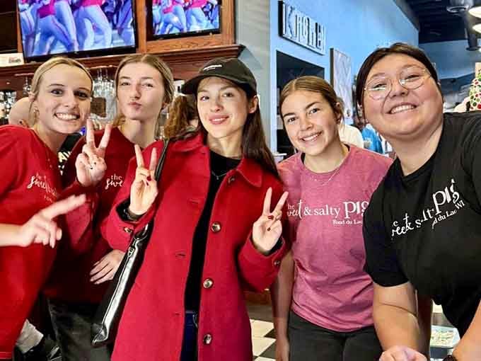 The smiling staff radiates the kind of genuine enthusiasm that makes every visit feel like coming home.