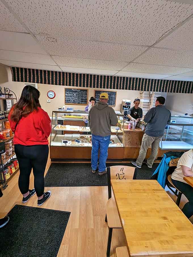 The counter crowd knows what's up: early birds get the best selection and bragging rights forever.