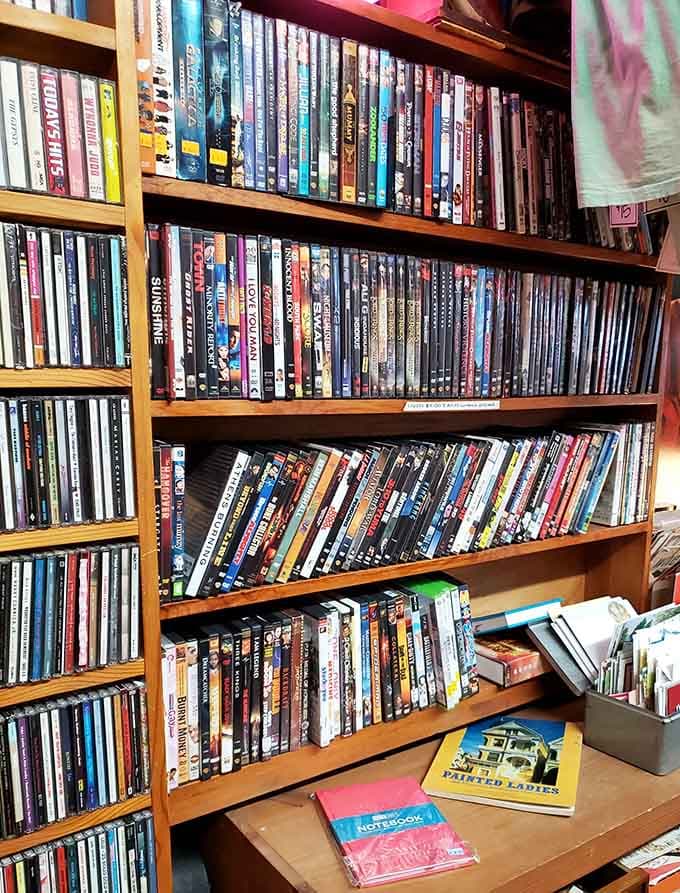DVDs organized by people who clearly care, unlike your streaming queue that's pure chaos now.