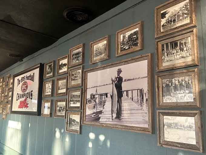 History hangs on these walls, reminding diners that good food and good times have deep roots here.