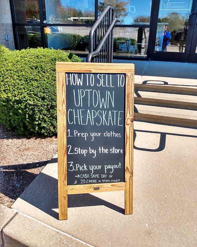 Simple instructions for turning your closet clutter into cold hard cash, capitalism at its most convenient and friendly.