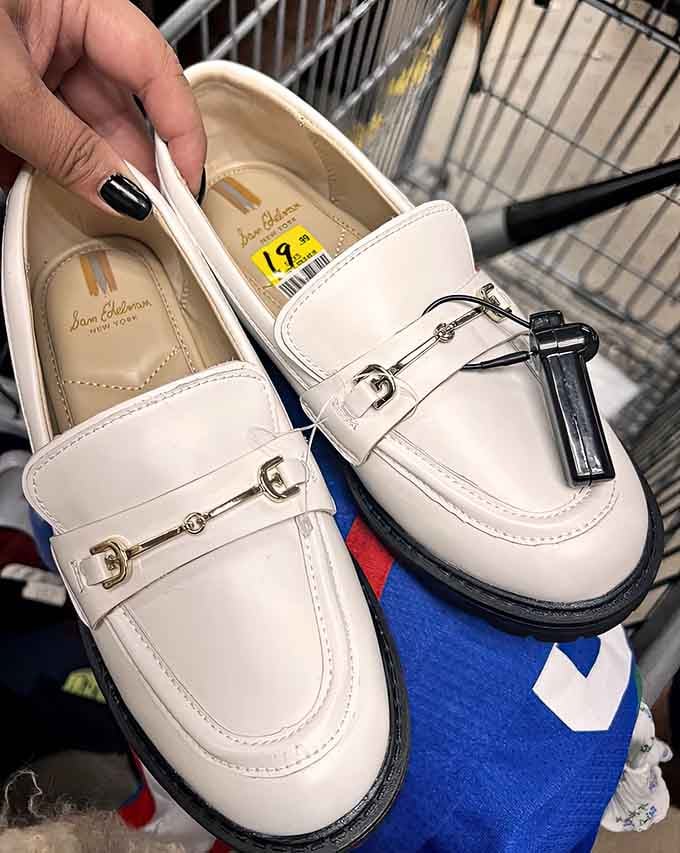 Designer loafers at thrift store prices make you feel like you've cracked the fashion industry's code.