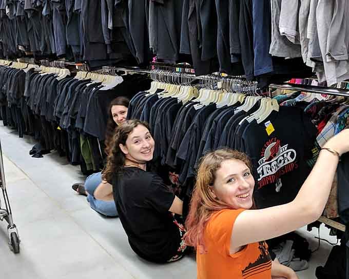 Professional shoppers know the secret: check every rack because treasures hide in the most unexpected places.