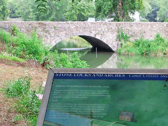 Stone arches demonstrate the kind of craftsmanship that makes modern construction look somewhat embarrassingly temporary.