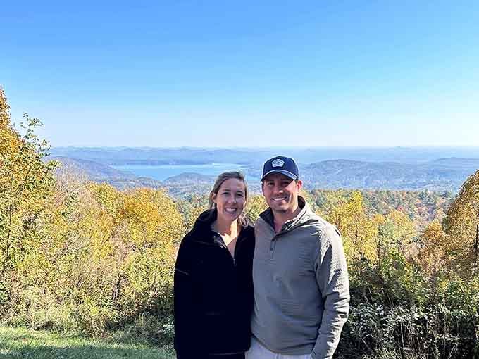 Big View Scenic Overlook delivers exactly what its name promises, no false advertising in these mountains.