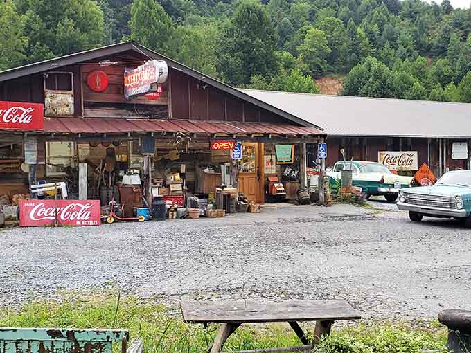 Sutton & Sons proves that serious antique hunting sometimes requires serious warehouse space and vintage Coca-Cola signs.