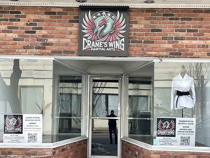 Crane's Wing Martial Arts occupies historic brick, teaching discipline in a building that's seen generations of Willimantic transformations unfold.