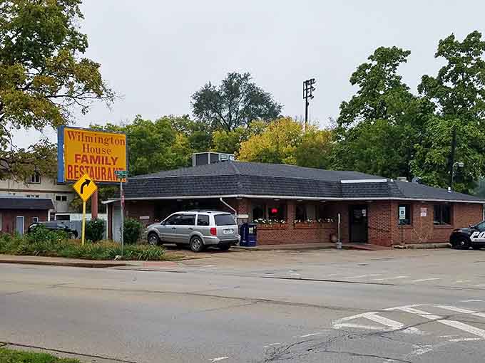 Wilmington House Family Restaurant promises the kind of home-style cooking that makes you forget about calorie counting entirely.