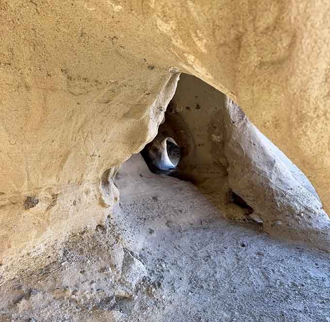 Ducking into these smooth-walled alcoves feels like stepping inside nature's own sculpture gallery.