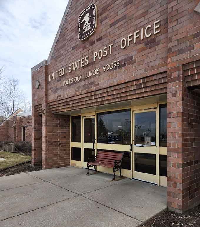 Even the post office has character here, which is refreshing when most look like they were designed by committees.