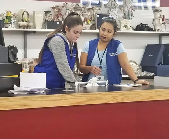 Friendly staff keeping this retail wonderland organized, making sure your treasure hunt runs smoothly every visit.