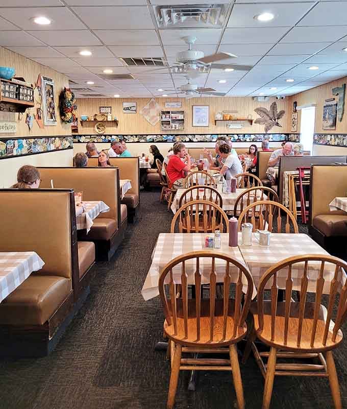 Every seat in this dining room has witnessed someone's eyes rolling back in pure breakfast bliss at least once.