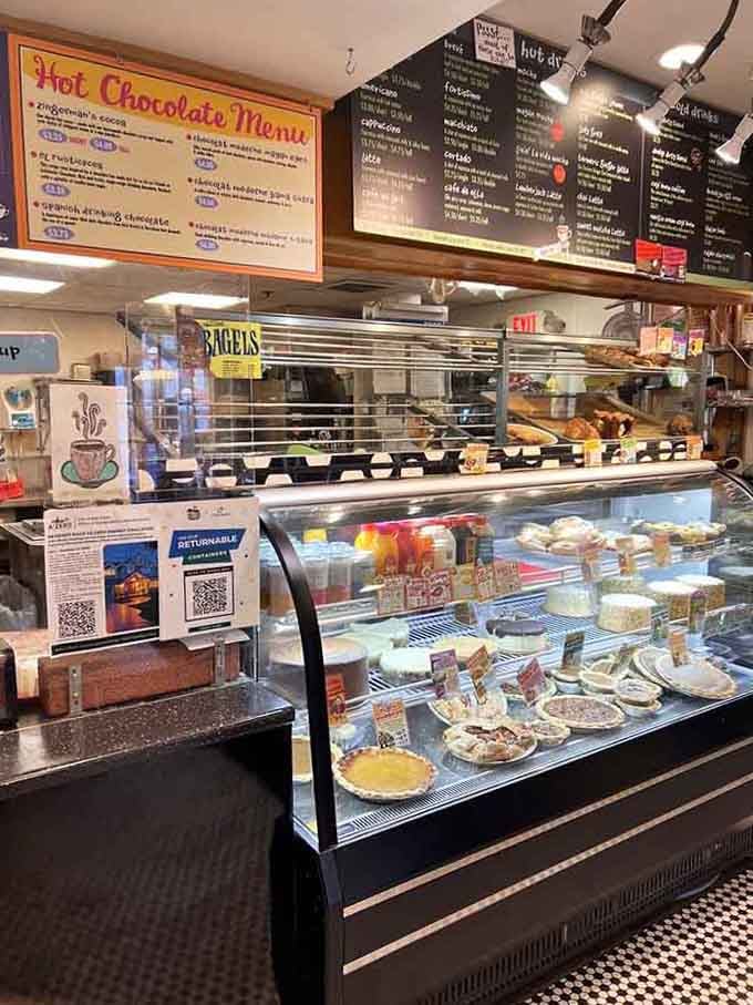 The bakery case displays temptations that'll derail any diet plan you've ever made or considered making.