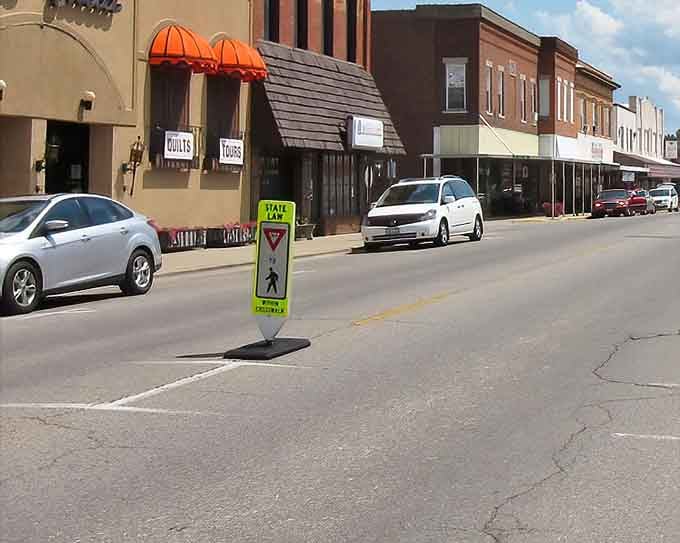 Wide streets and easy parking make exploring Arthur stress-free, a refreshing change from crowded tourist destinations elsewhere.