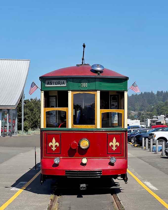 The fleur-de-lis details and brass fixtures show the craftsmanship of a more elegant era.
