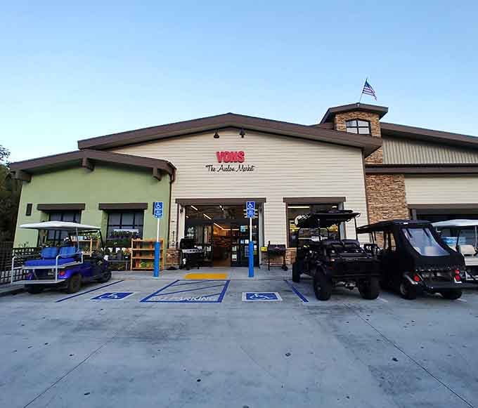 Vons grocery store means island living doesn't require hunting and gathering, just sensible shopping with ocean breezes included.