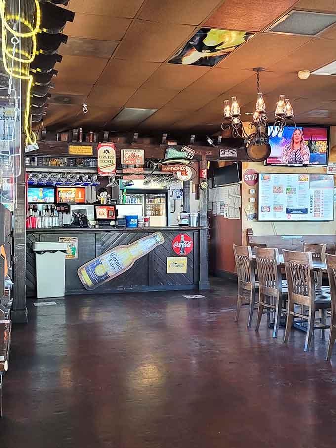 Coca-Cola signs and eclectic decor give BK that authentic neighborhood vibe you can't fake or replicate.